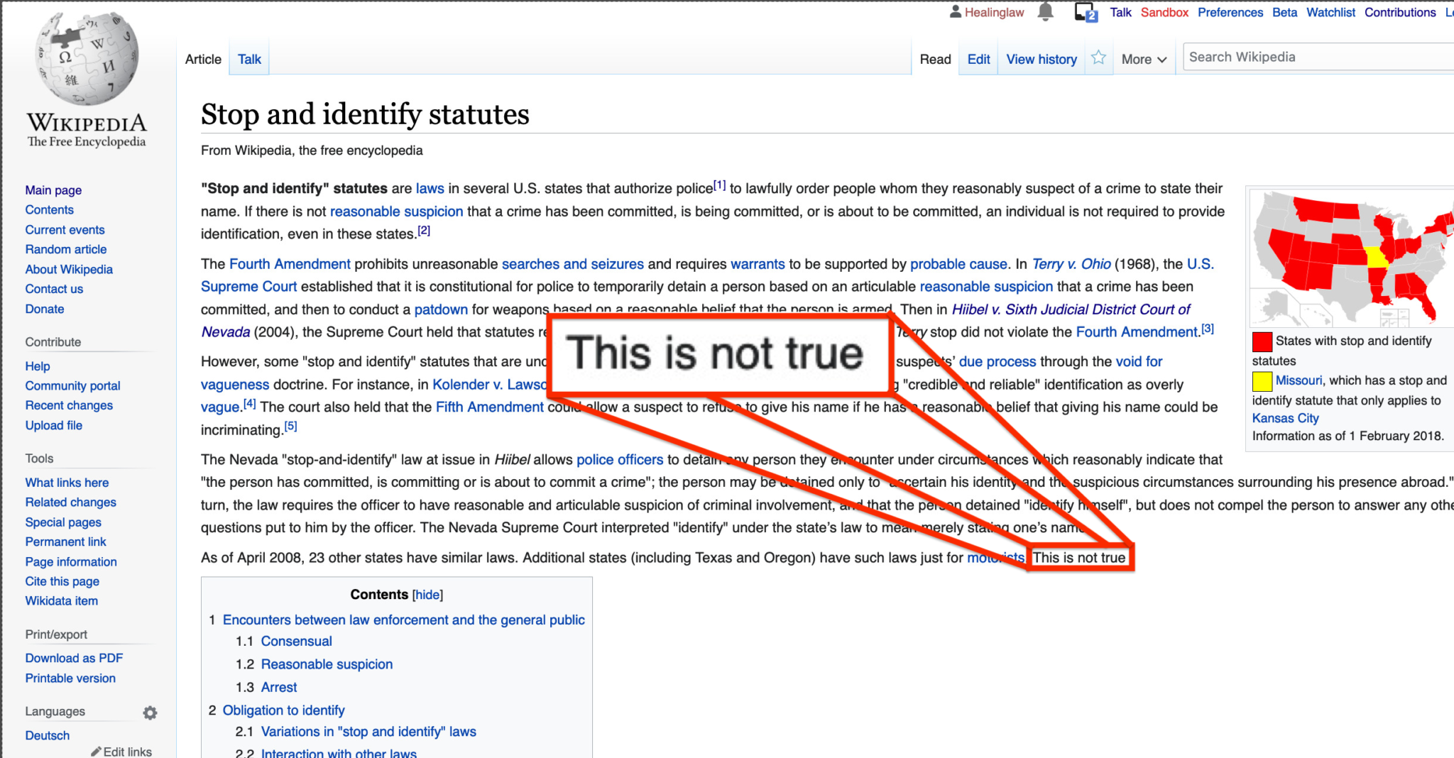 What is a Stop and Identify Statute? [A Study of 50 States]