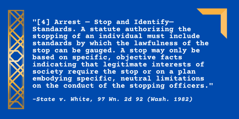 What is a Stop and Identify Statute? [Study w/ Map of 50 States]